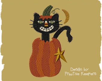 Primitive Machine Embroidery Design-joy Stocking Version - Etsy