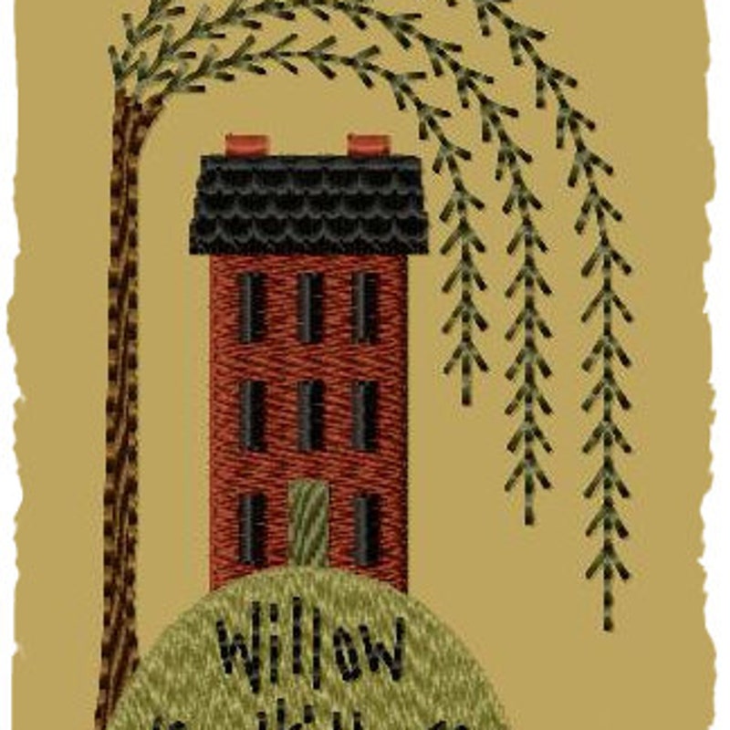 Willow Tree Embroidery Design - Etsy