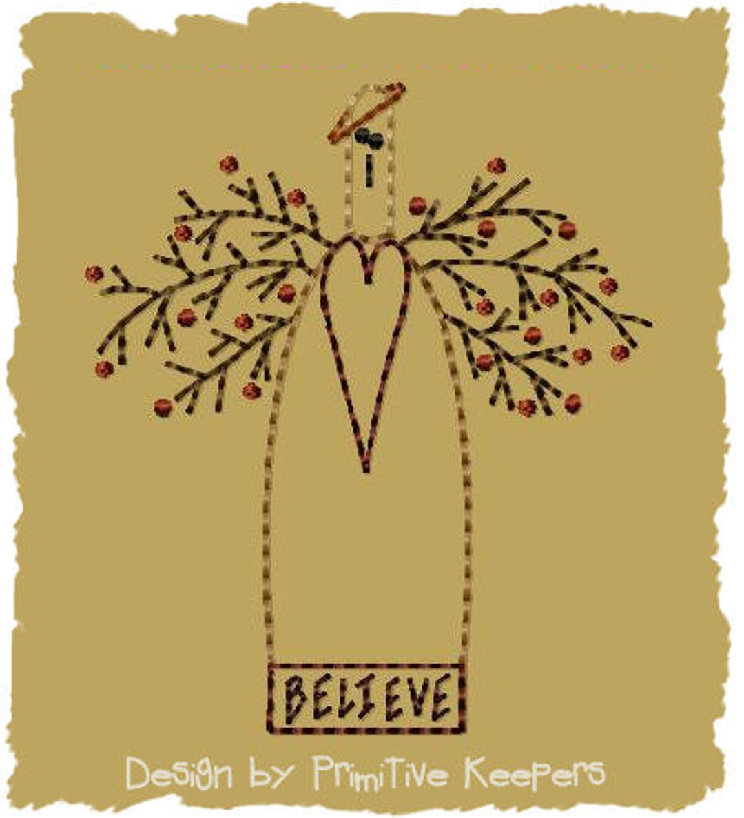 Primitive Machine Embroidery Design-sara--version 2--(4x4)-instant ...