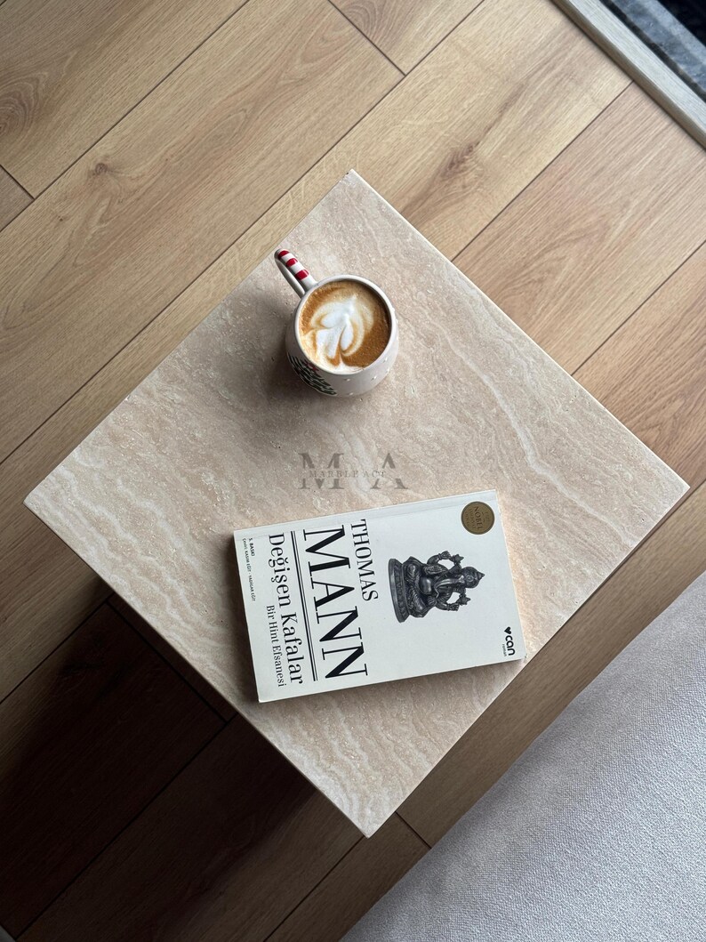 TRAVERTINE COFFEE TABLE - Etsy