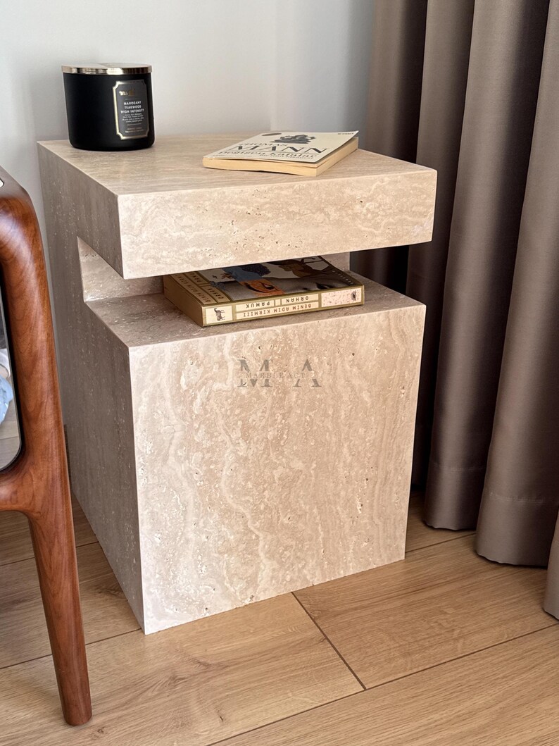 TRAVERTINE COFFEE TABLE - Etsy