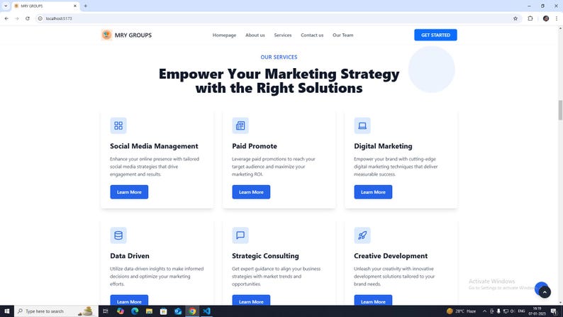 Digital Marketing Landing Page Template – Responsive Website Code for ...