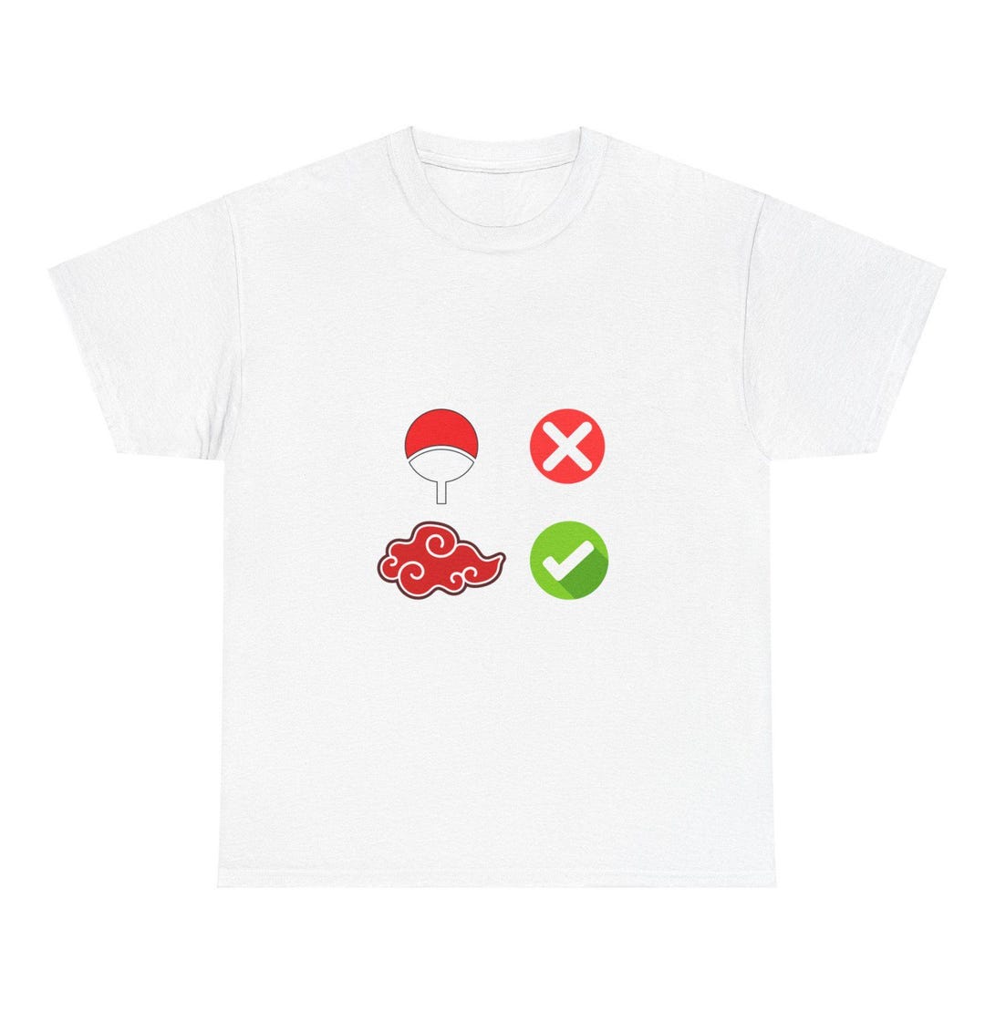 Naruto Uchiha Clan T-shirt Minimalist Anime Merch Gift for Naruto Fans ...