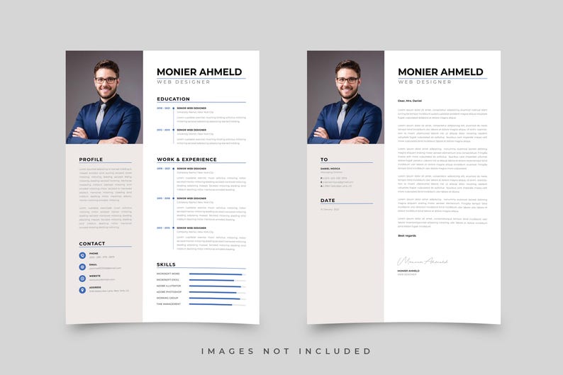 100 Modern Resume Templates: Editable CV Bundle (instant Download) - Etsy
