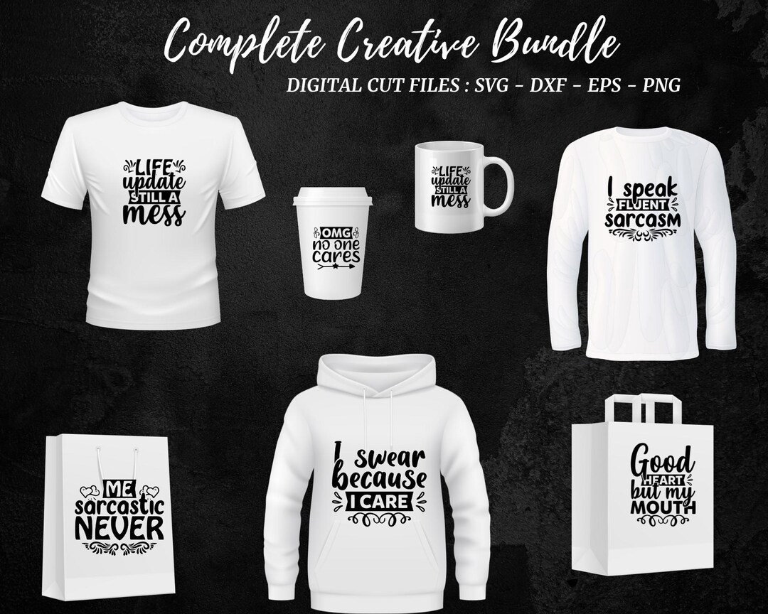 Complete Creative Bundle: SVG, EPS, PNG Files for Cricut & Silhouette ...