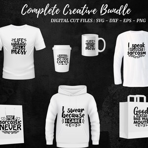 Complete Creative Bundle: SVG, EPS, PNG Files for Cricut & Silhouette ...