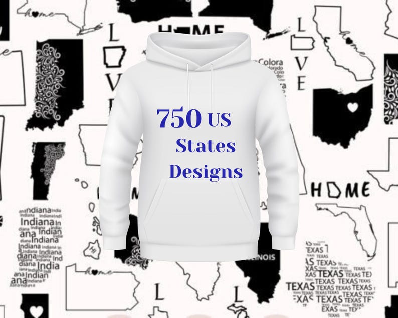 50 USA State SVG Bundle – 2250+ Files (svg, Png, Eps) for Cricut ...