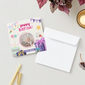 Customizable Happy Birthday Card Template – Instant Digital Download ...