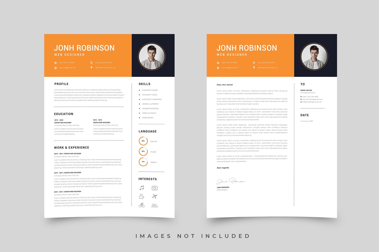 100 Modern Resume Templates: Editable CV Bundle (instant Download) - Etsy