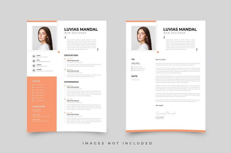 100 Modern Resume Templates: Editable CV Bundle (instant Download) - Etsy