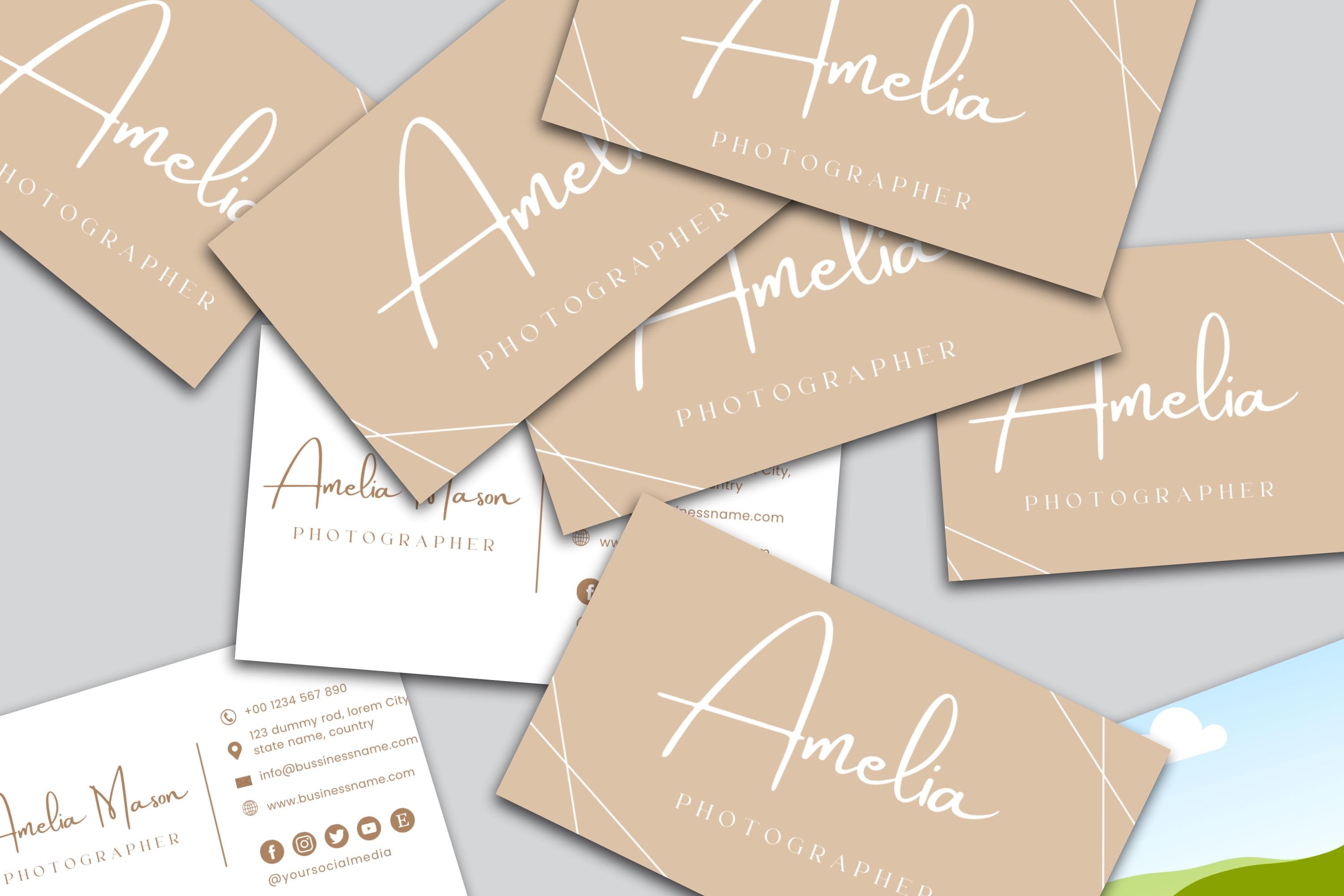 Editable Business Card Template | Professional & Modern Design ...