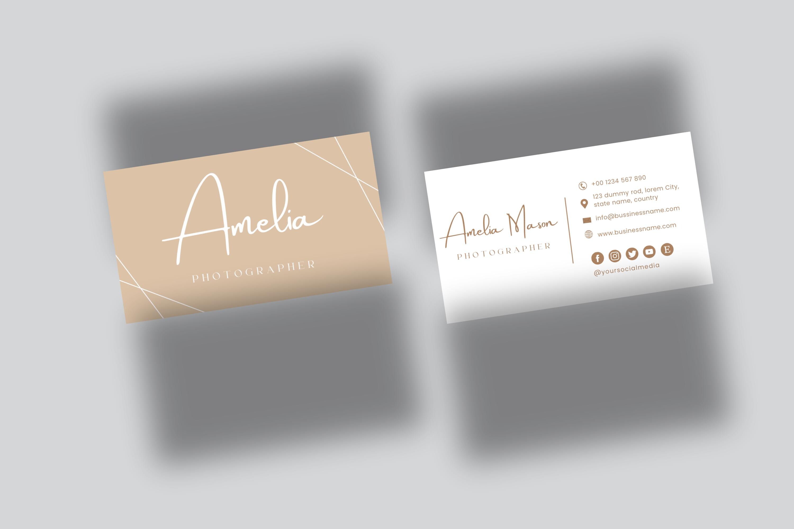 Editable Business Card Template | Professional & Modern Design ...