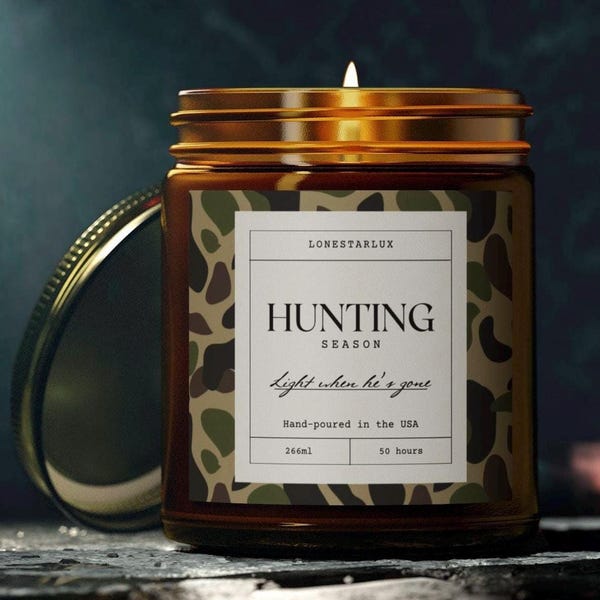 Hunting Candles - Etsy