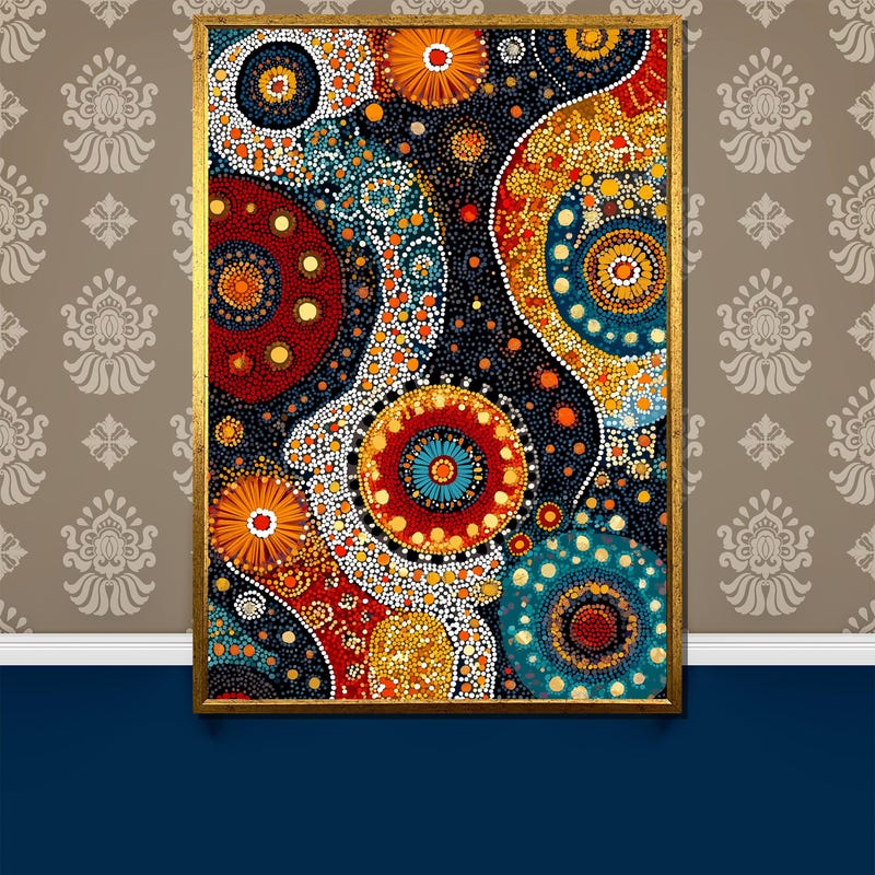 Dot Painting Artwork - Etsy