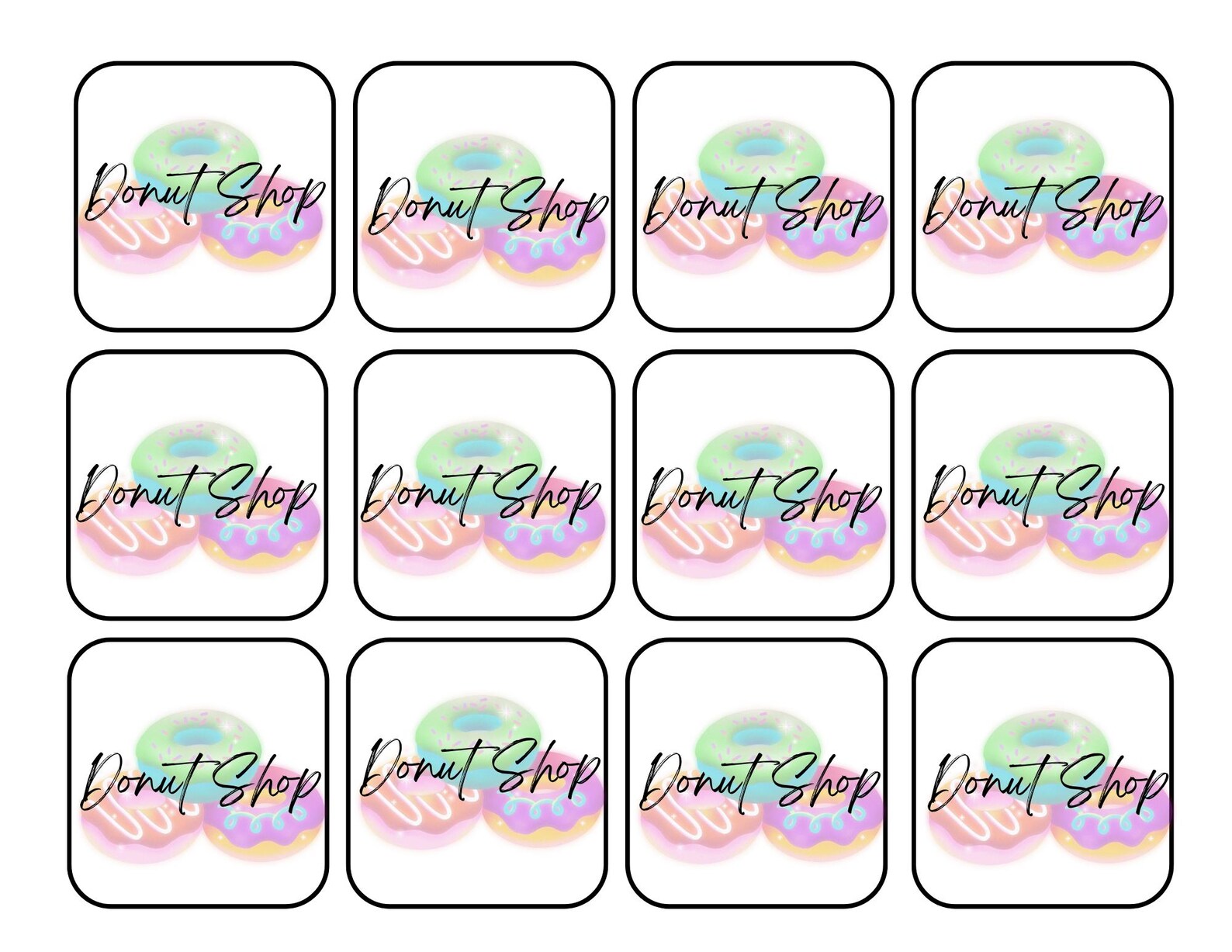 Donut Savings Challenge Bundle, A6 Printable PDF - Etsy