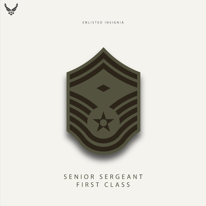 US Air Force Enlisted Rank Insignia | 52 File Set | SVG, PNG, Jpg, Webp ...