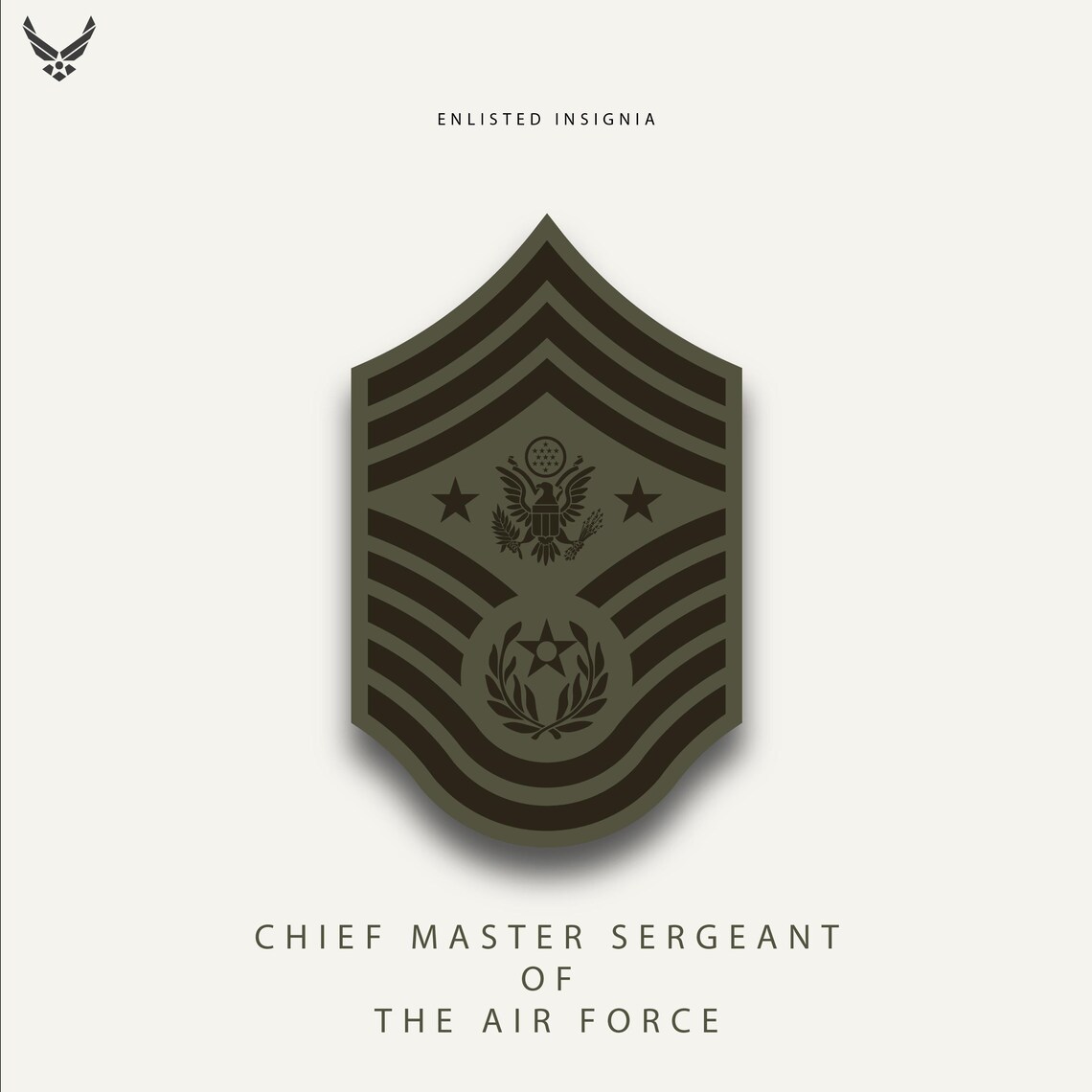 US Air Force Enlisted Rank Insignia | 52 File Set | SVG, PNG, Jpg, Webp ...