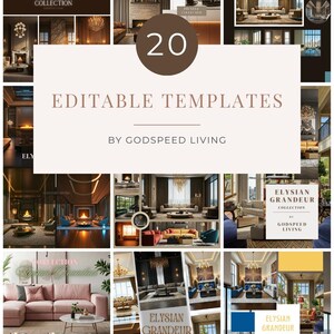 20 Ultimate Customizable Template Bundle: Top-selling Editable Luxury ...