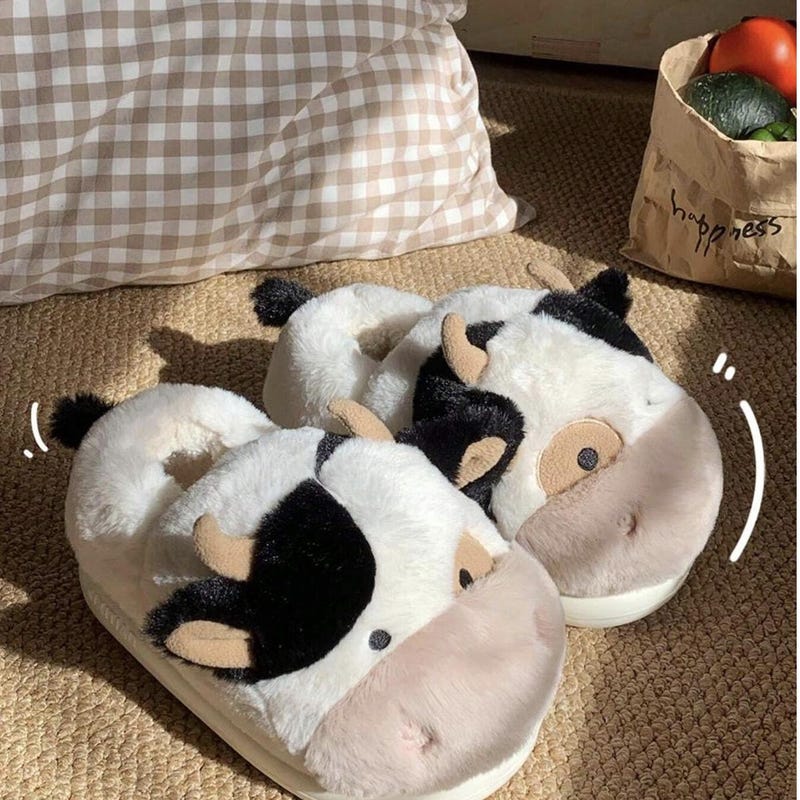 Animal Slippers - Etsy