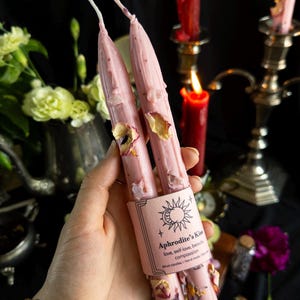 Aphrodite Ritual Candles for Love, Self-love, Compassion | Hand-made ...