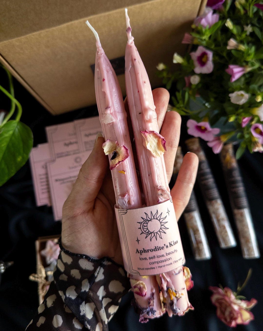 Aphrodite Ritual Candles for Love, Self-love, Compassion | Hand-made ...