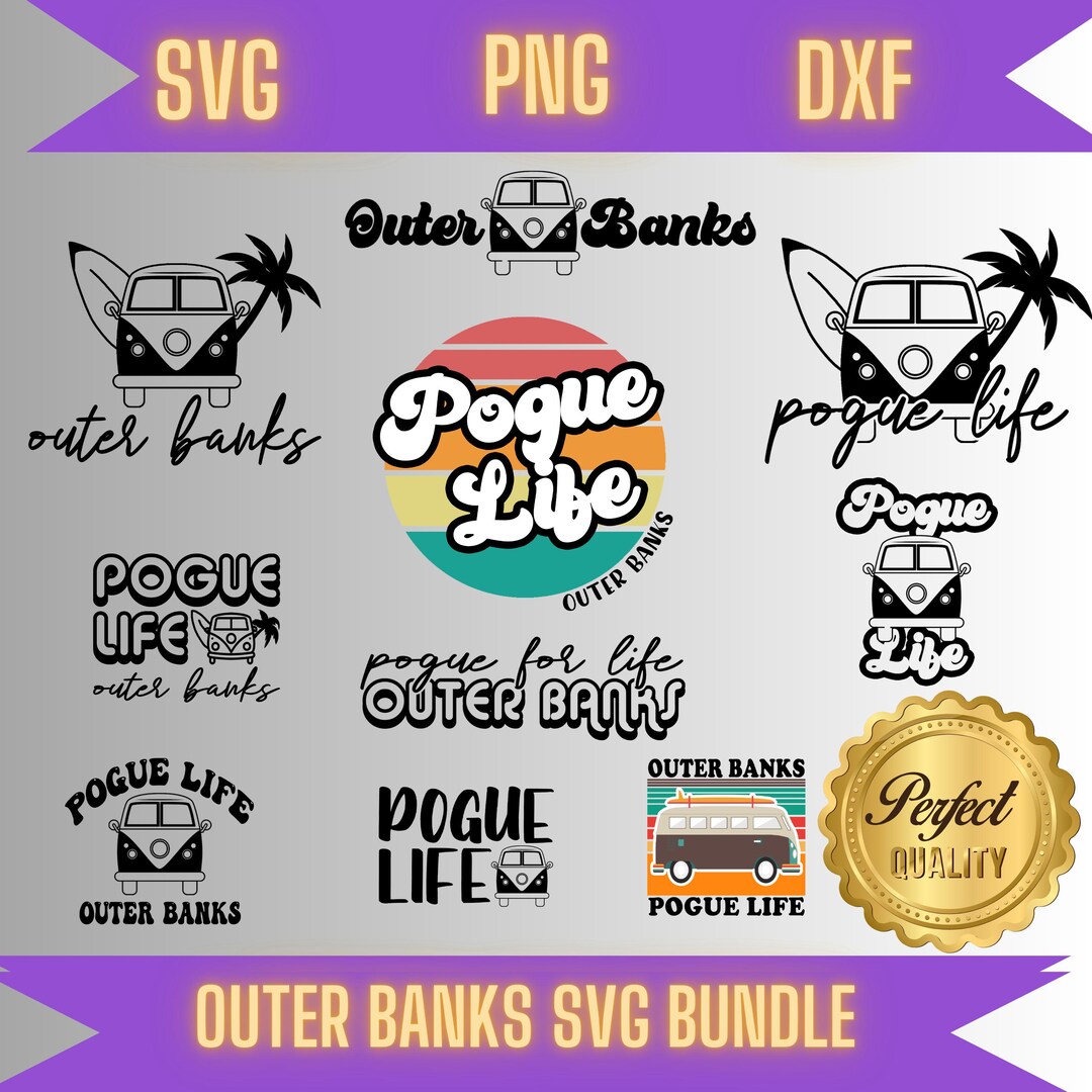Outer Banks Svg, Outer Banks Png, ,pogue Life Svg, Twinkie Van Svg ...