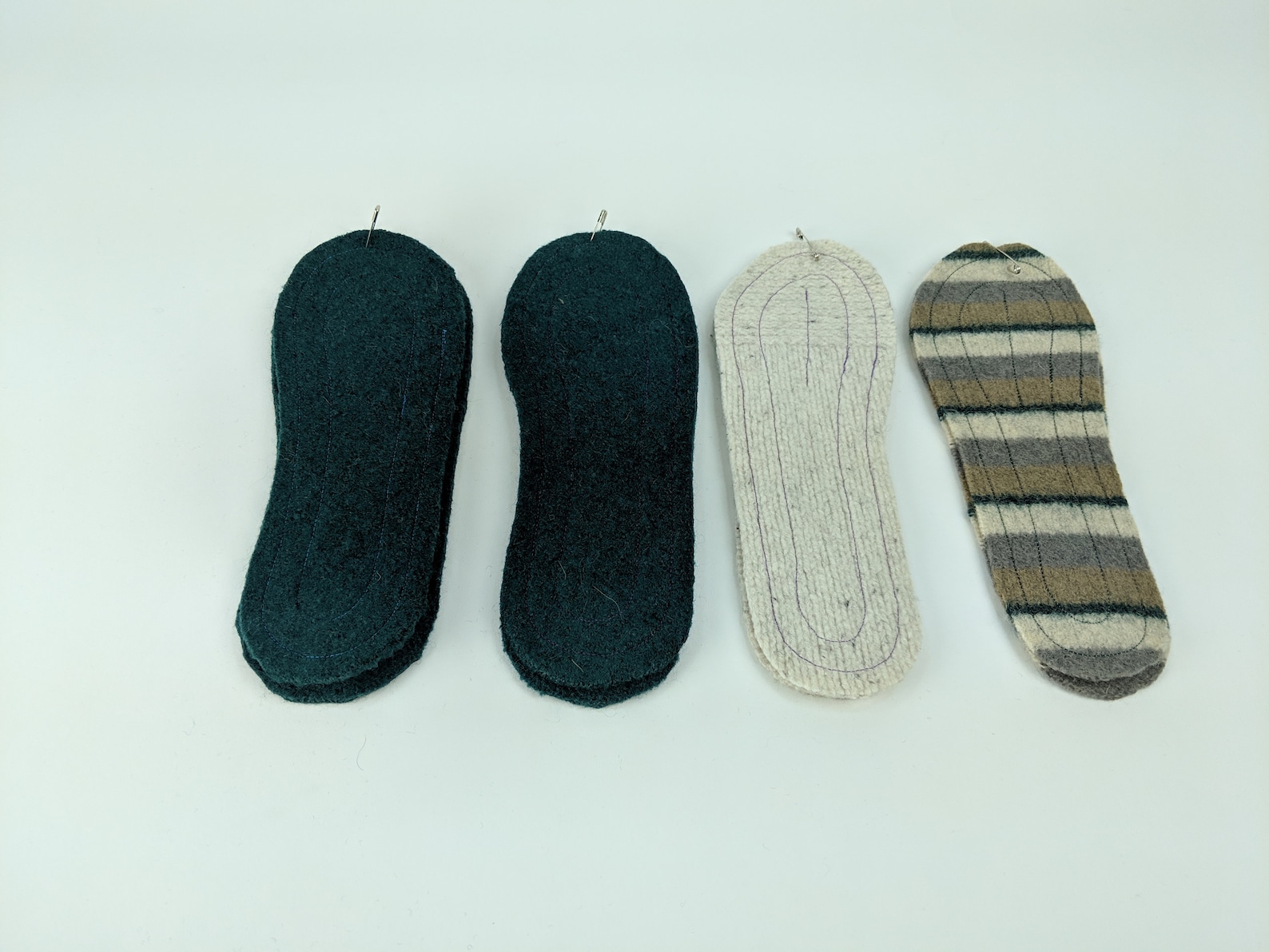 Wool Insoles Wool Boot Liners Shoe Inserts Foot Warmers Winter Shoe ...