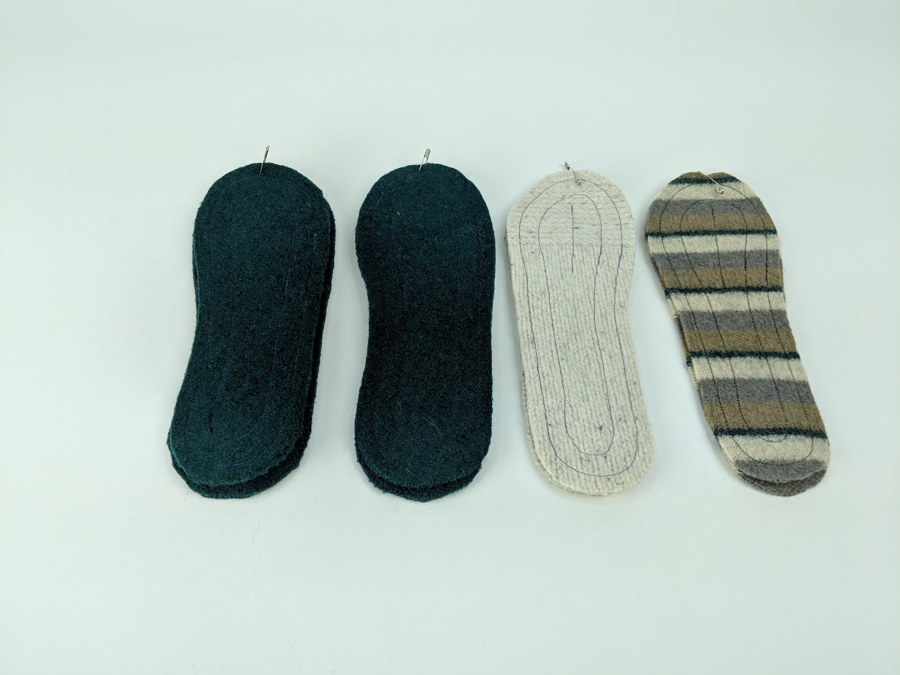Wool Insoles Wool Boot Liners Shoe Inserts Foot Warmers Winter Shoe ...
