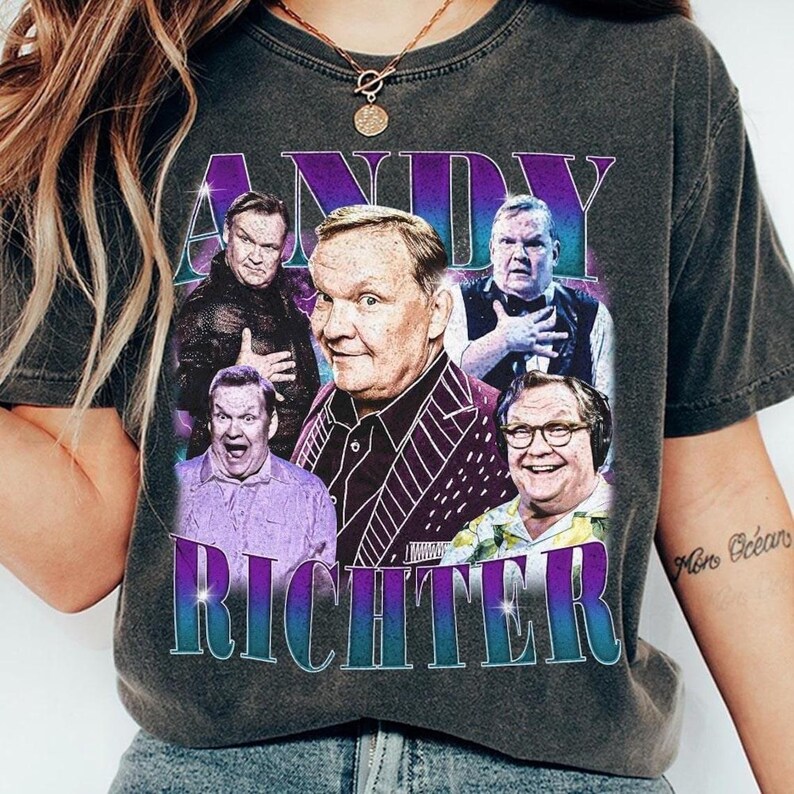 Andy Richter Dwts 2025 Bootleg Unisex Tshirt, Andy & Emma Slater ...