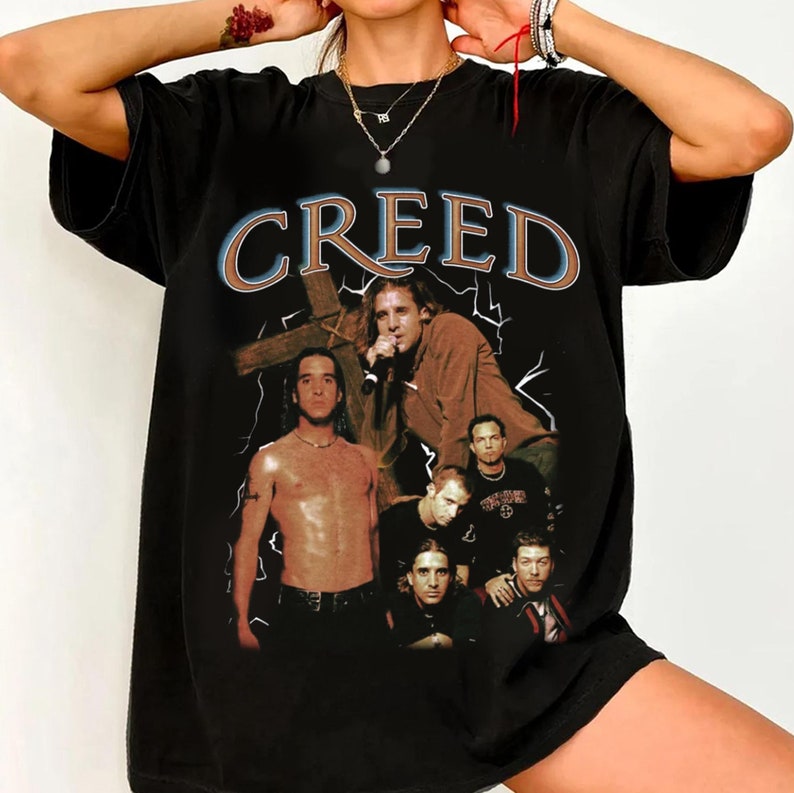 Comfort Colors Creed Band T-shirt, Creed Band Fan Gift Shirt, Creed Tour Shirt, Rock Band Creed ...