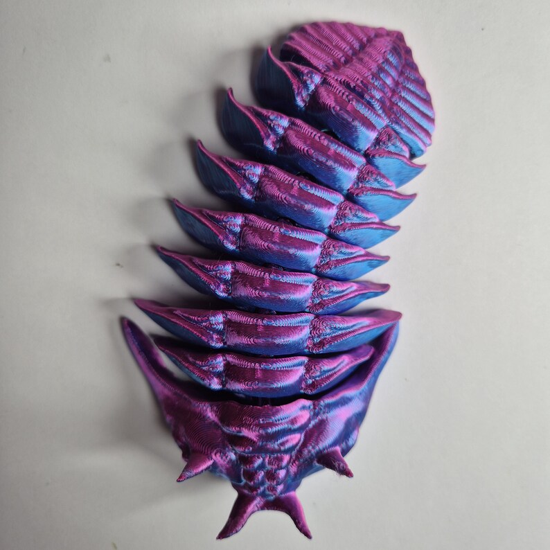 3D Printed Articulated Trilobite Fidget Toy Jurassic Arthropod Kids ...