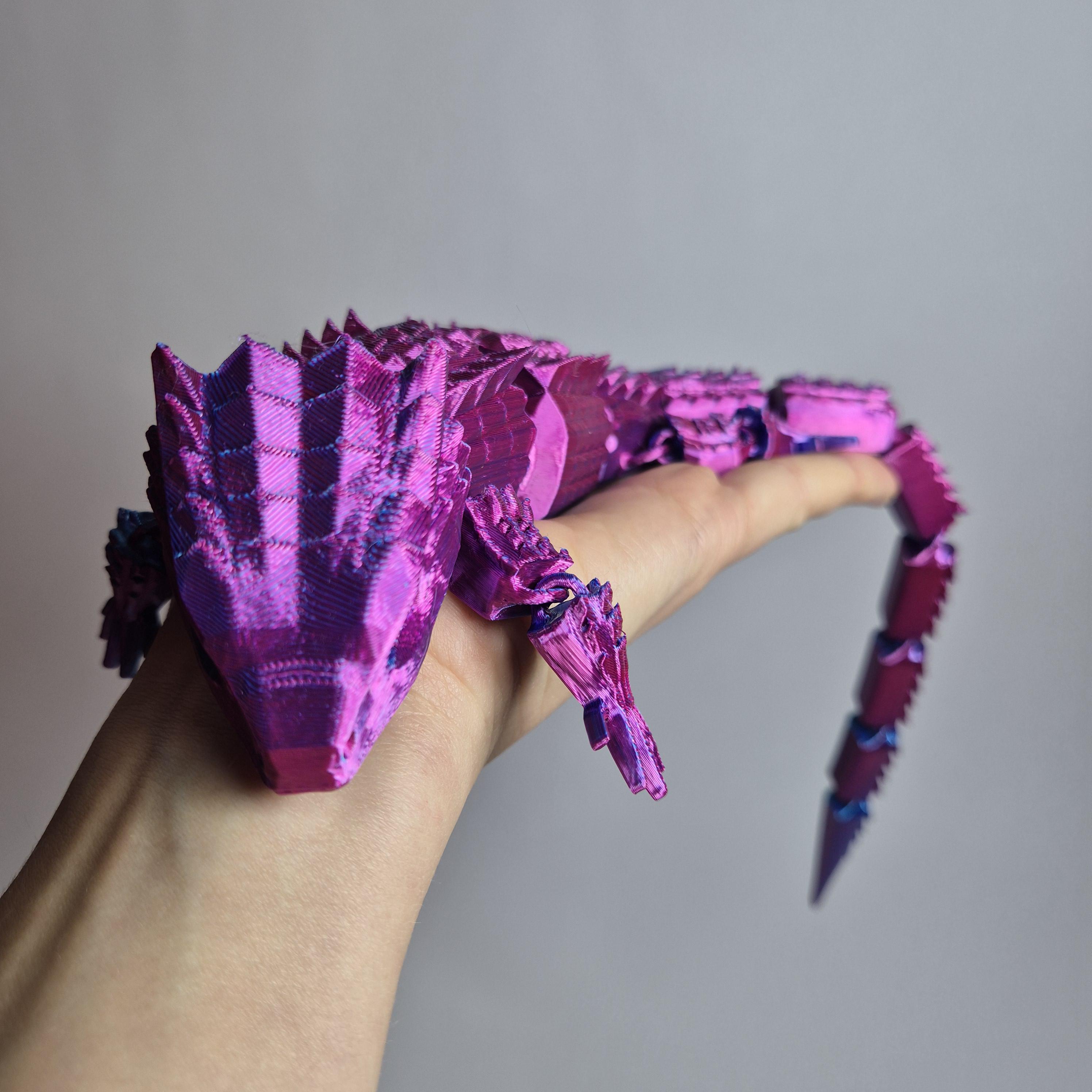 Articulated Crocodile Skink Lizard 3D Print Paperweight Toy Stress ...