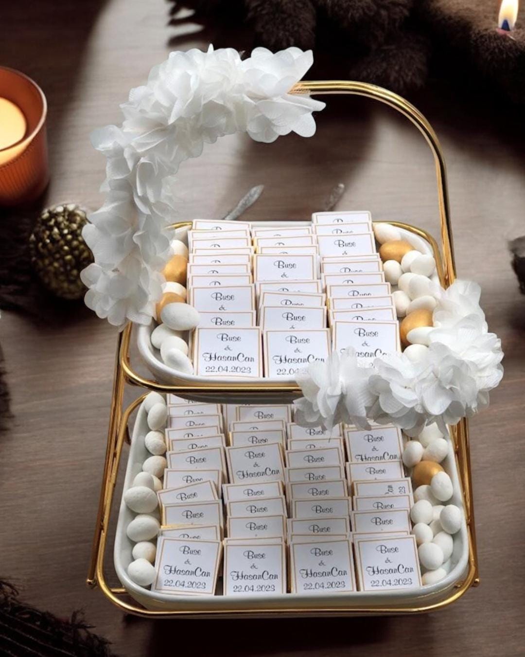 Hadley Gold Söz Nişan Kız İsteme Çikolatası - Etsy