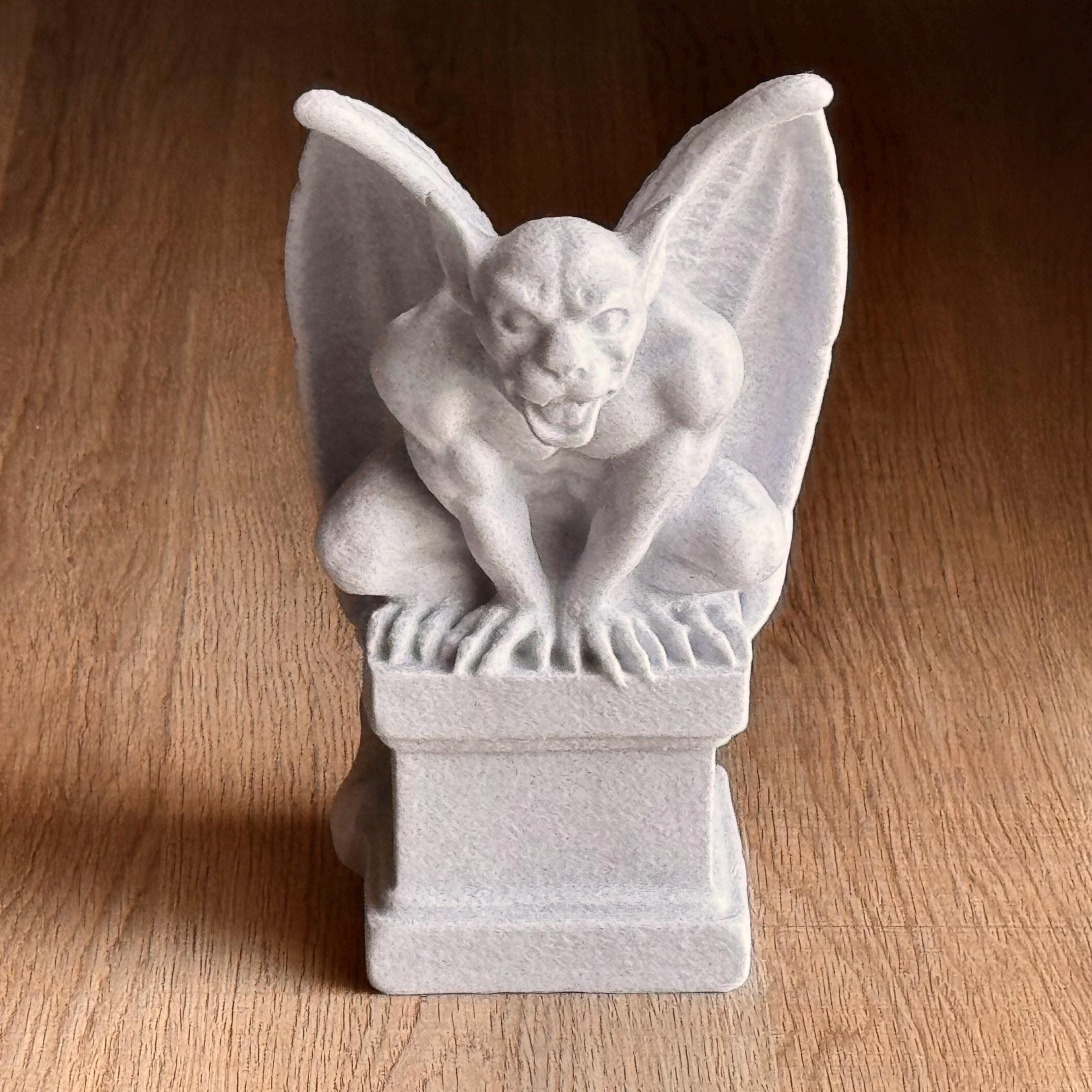 Winged Gargoyle Concrete Statue Gothic Garden Protector Stone Gargoyle ...
