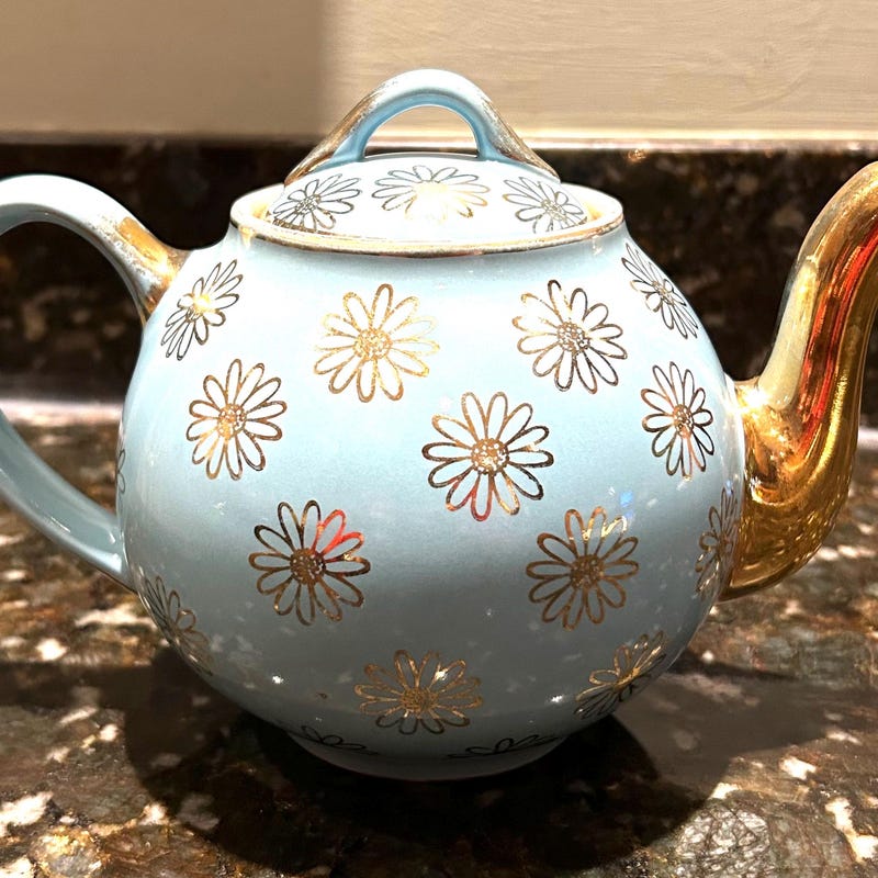 Daisy Tea Pot - Etsy