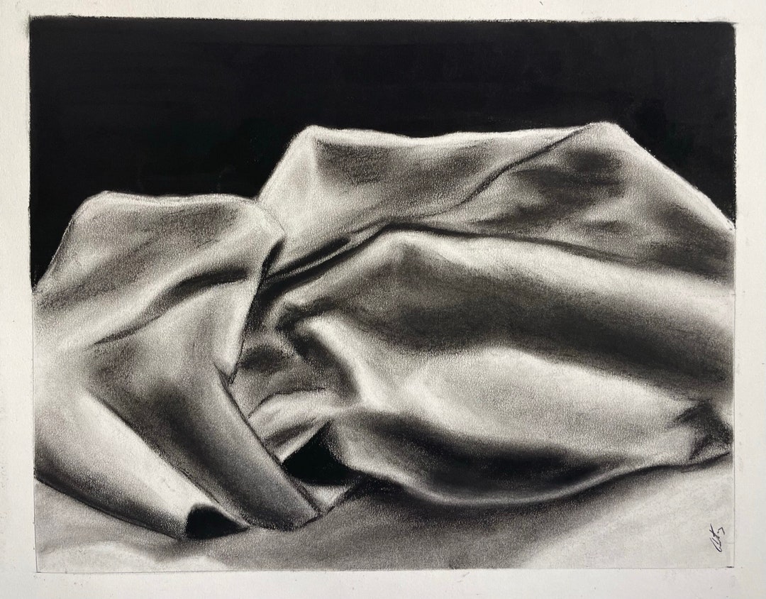 Fabric Still Life Drawing - Etsy