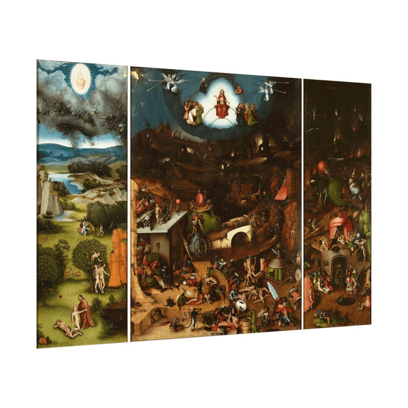 Hieronymus Bosch, 'the Last Judgment' (c. 1482) - Gallery Wall Print in ...