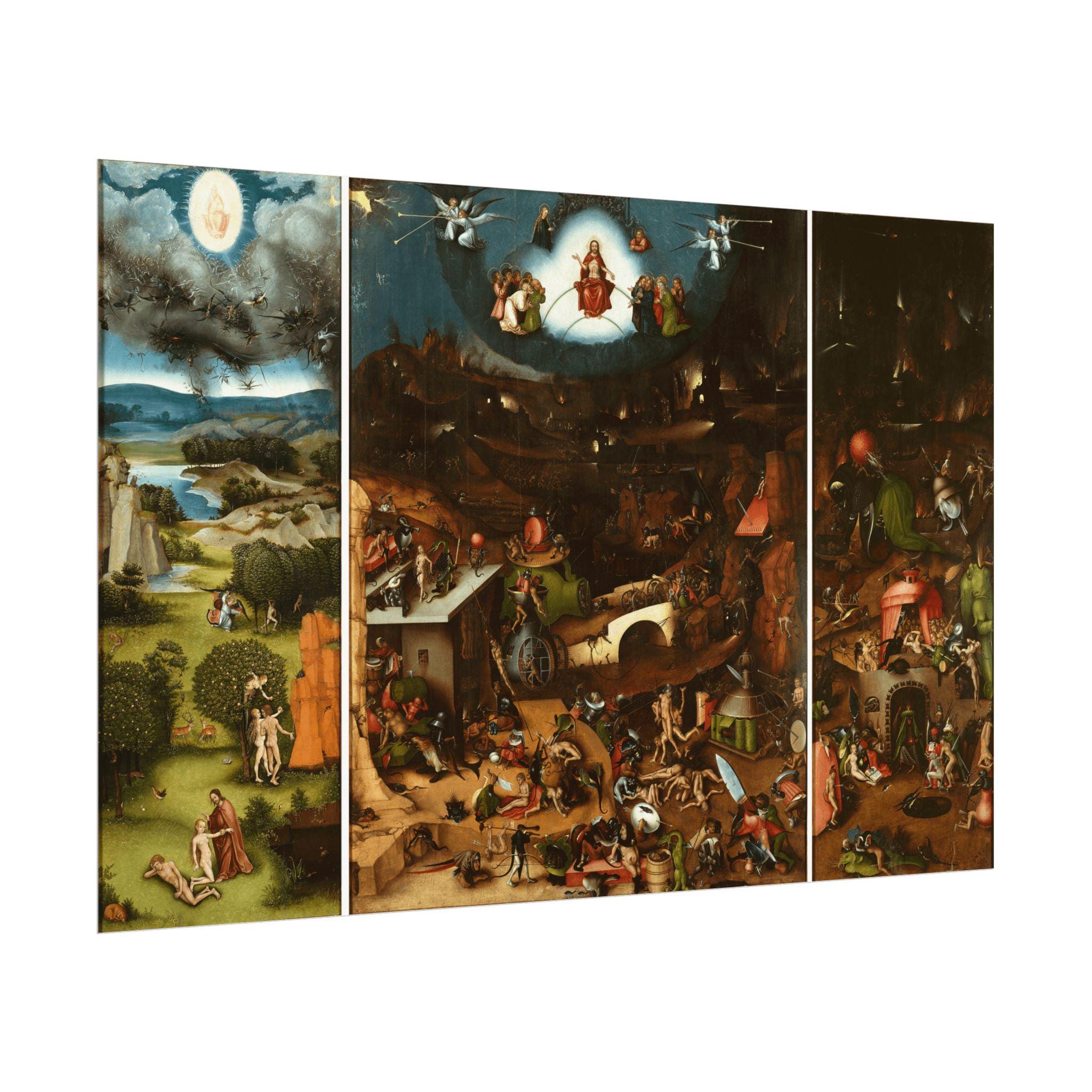 Hieronymus Bosch, 'the Last Judgment' (c. 1482) - Gallery Wall Print in ...