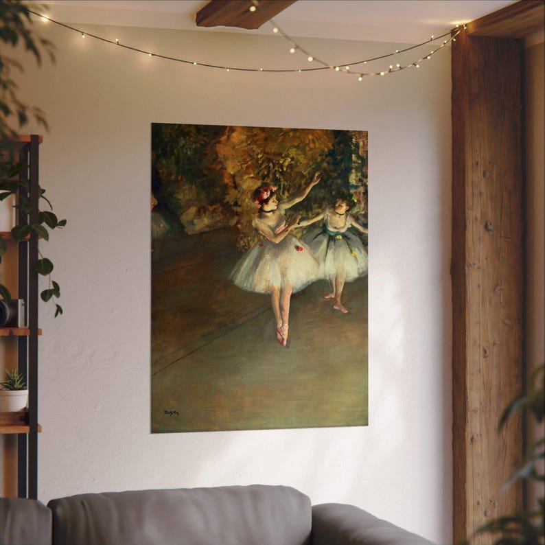 Edgar Degas, 'two Dancers on a Stage' (c. 1874) - Gallery Wall Print in ...