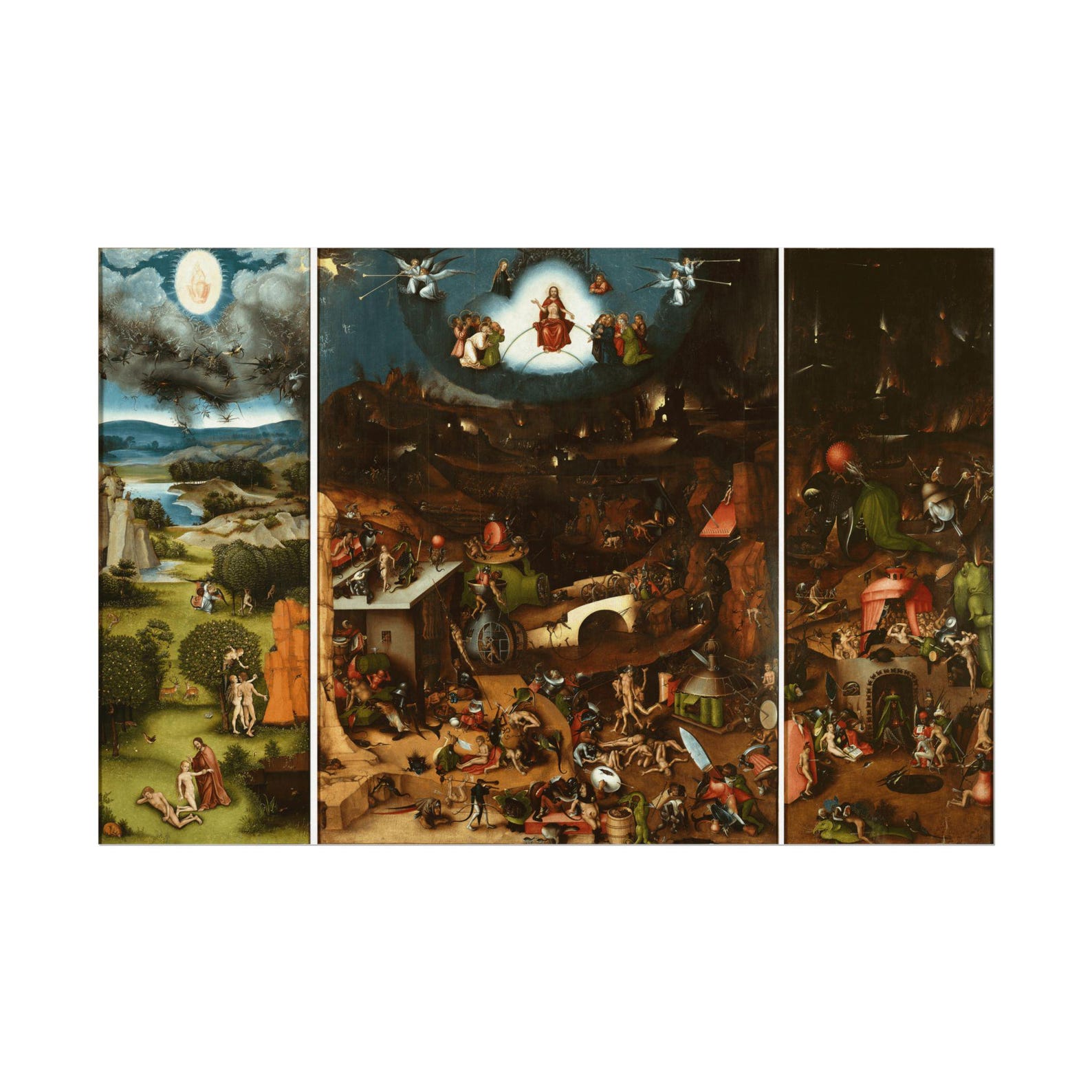 Hieronymus Bosch, 'the Last Judgment' (c. 1482) - Gallery Wall Print in ...