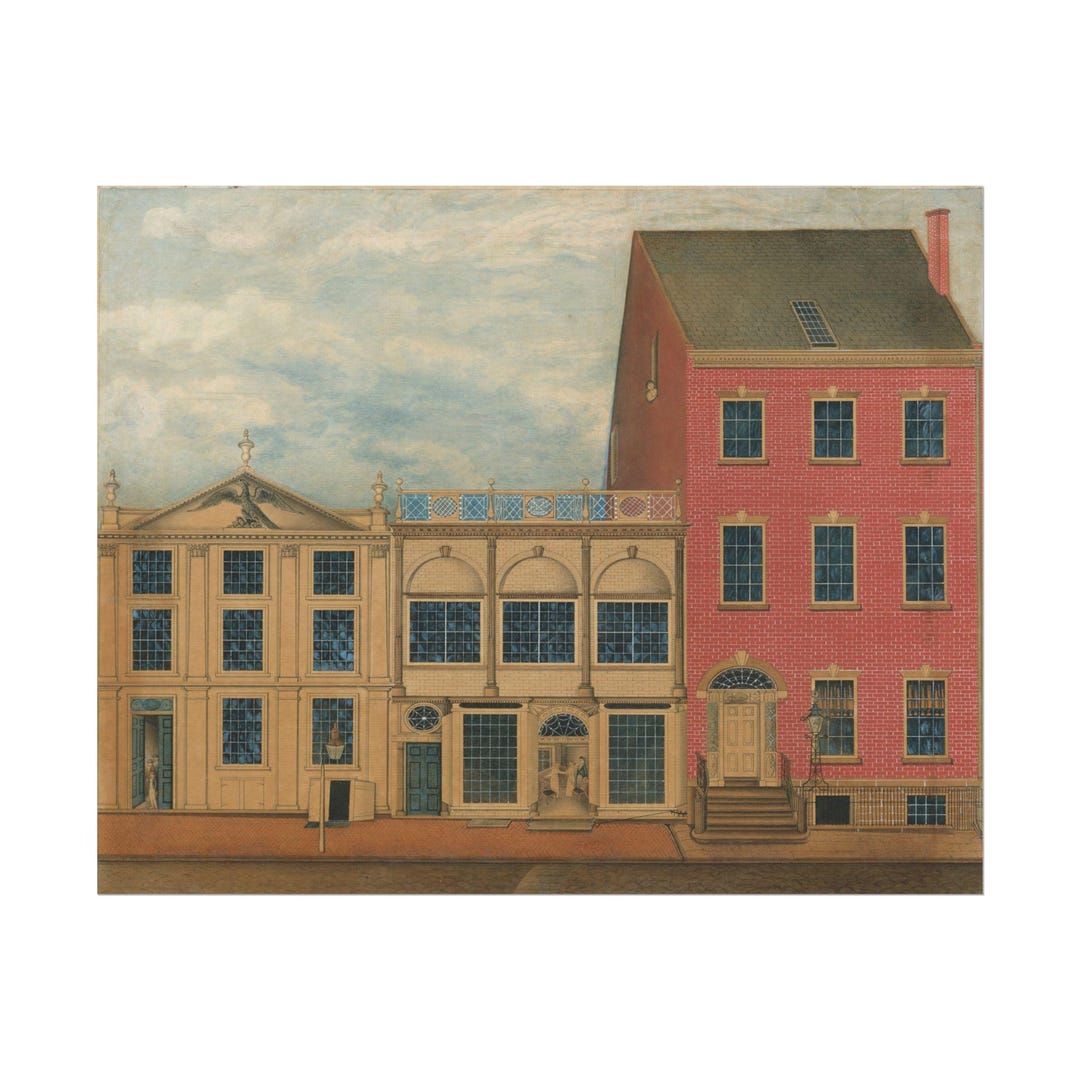 The Shop and Warehouse of Duncan Phyfe, 168-172 Fulton Street, New York ...