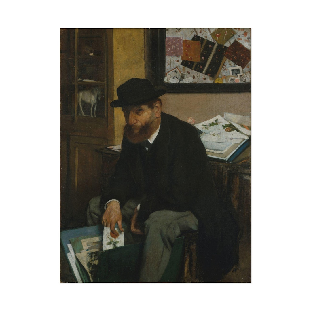 Edgar Degas, 'the Collector of Prints' (1866) - Gallery Wall Print in ...