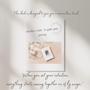 Intention Cards, Mindfulness Cards, Cosmic Intention, Spiritual ...