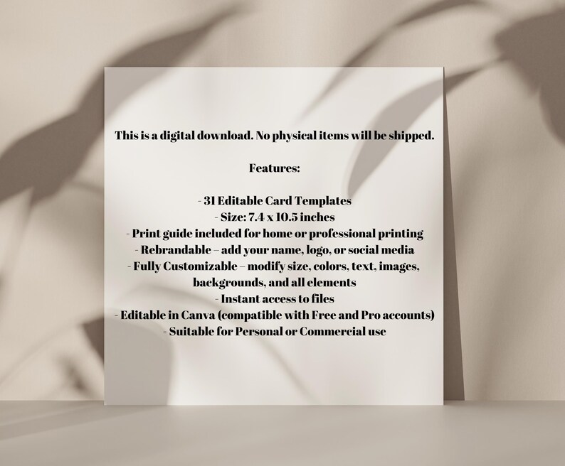 Editable Gratitude Card Deck Canva Template, Gratitude & Journaling ...