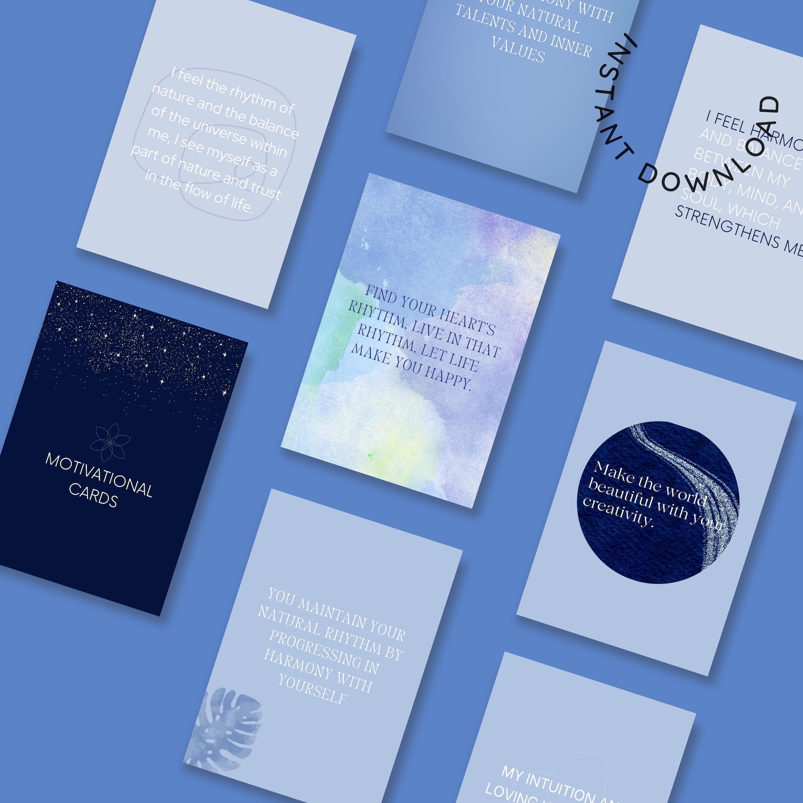 Printable Motivational Cards, Motivational Quotes Cards, Inspirational ...