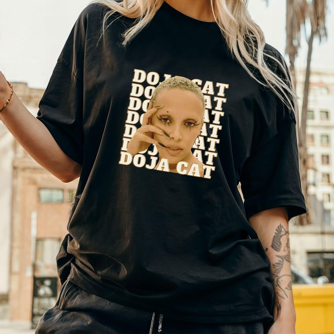 Doja Cat Shirt, Doja Cat Merch, Fan Wear Custom Illustration Tee for ...