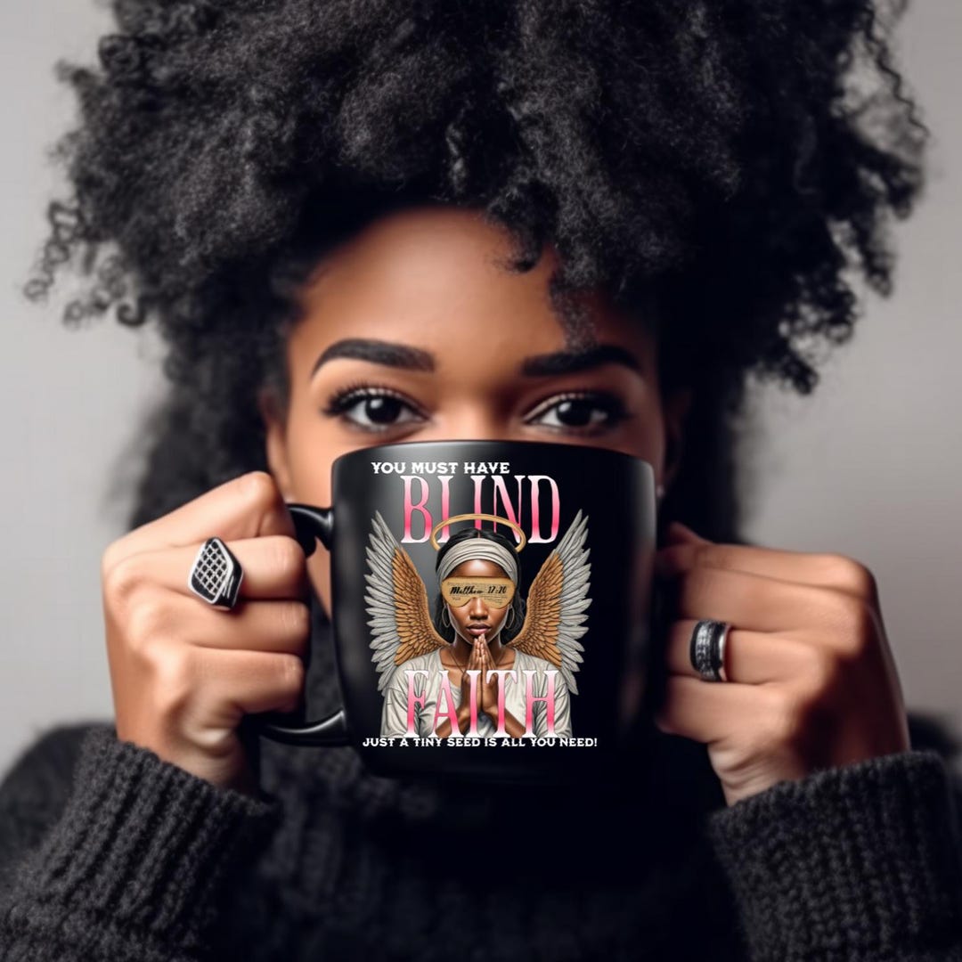 Blind Faith Coffee Mug: Inspirational Christian Gift - Etsy