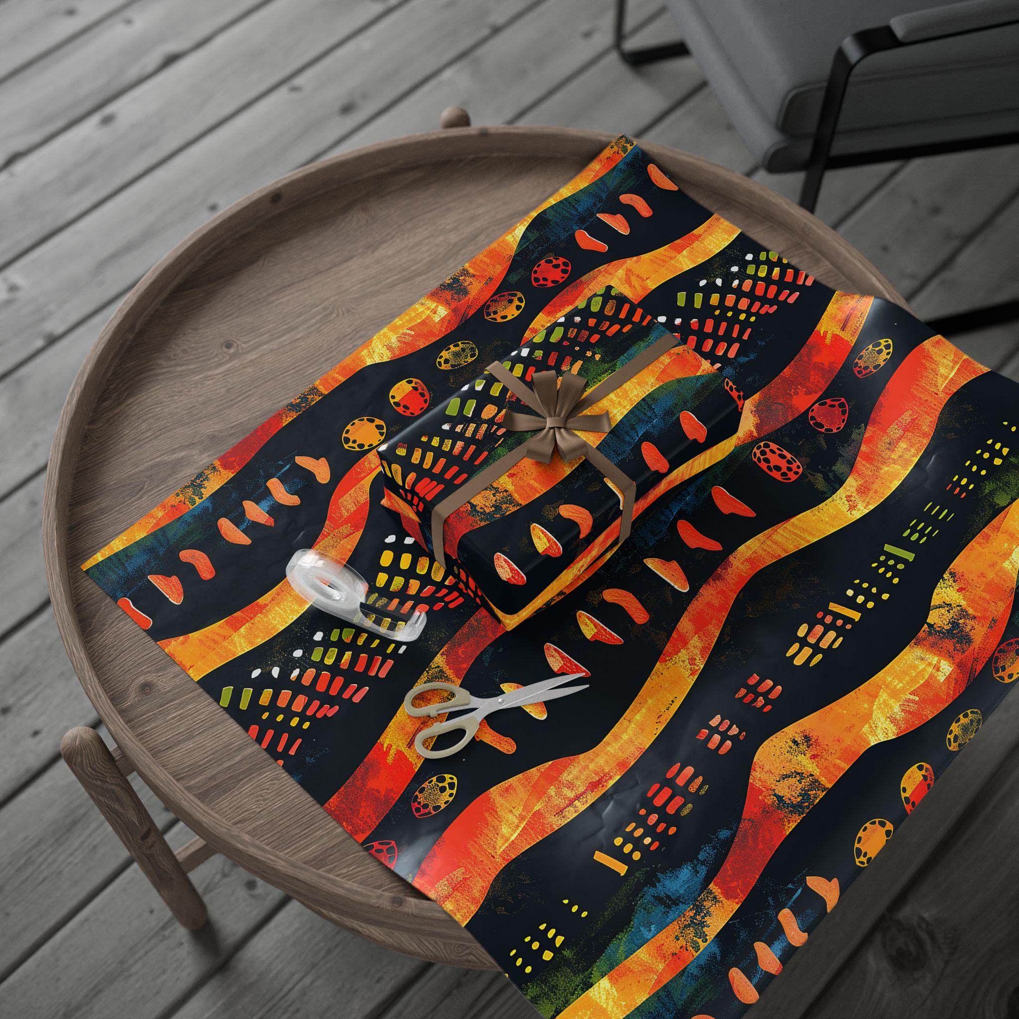 African Print Paper, Gift Wrapping, Black Owned, Black Culture, African ...