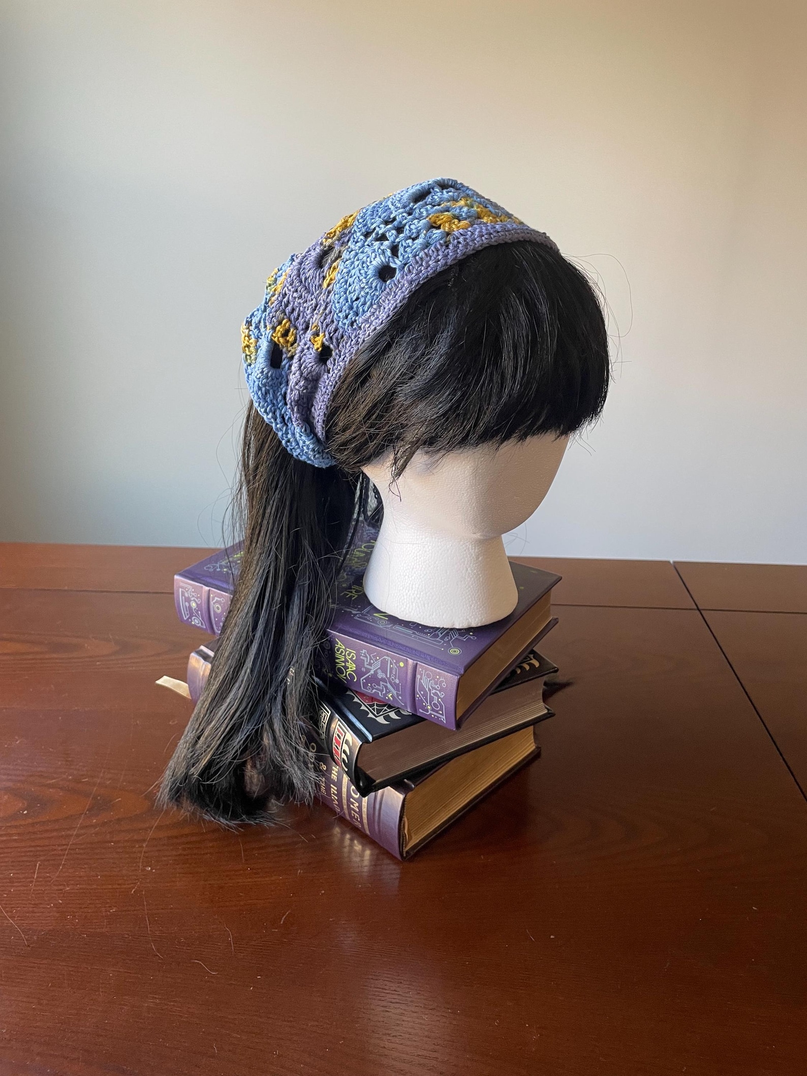 Star Shade Crocheted Bandana 100% Cotton - Etsy