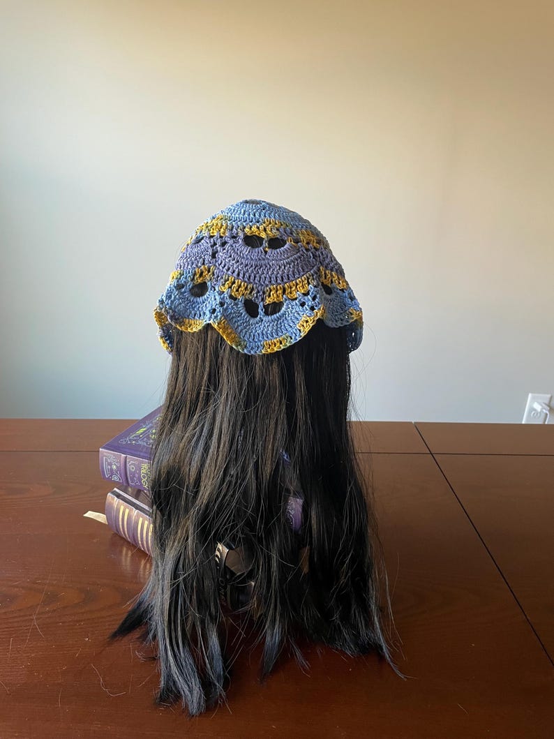 Star Shade Crocheted Bandana 100% Cotton - Etsy